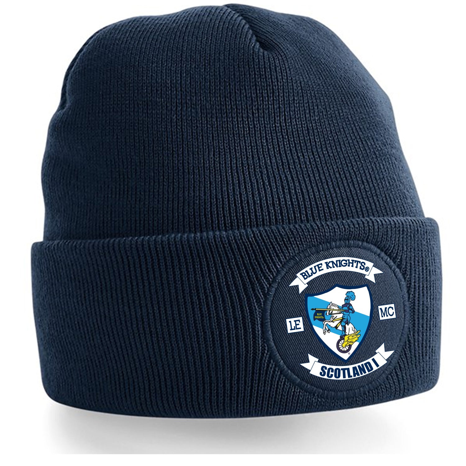 Blue Knights Scotland Beanie Patch Hat