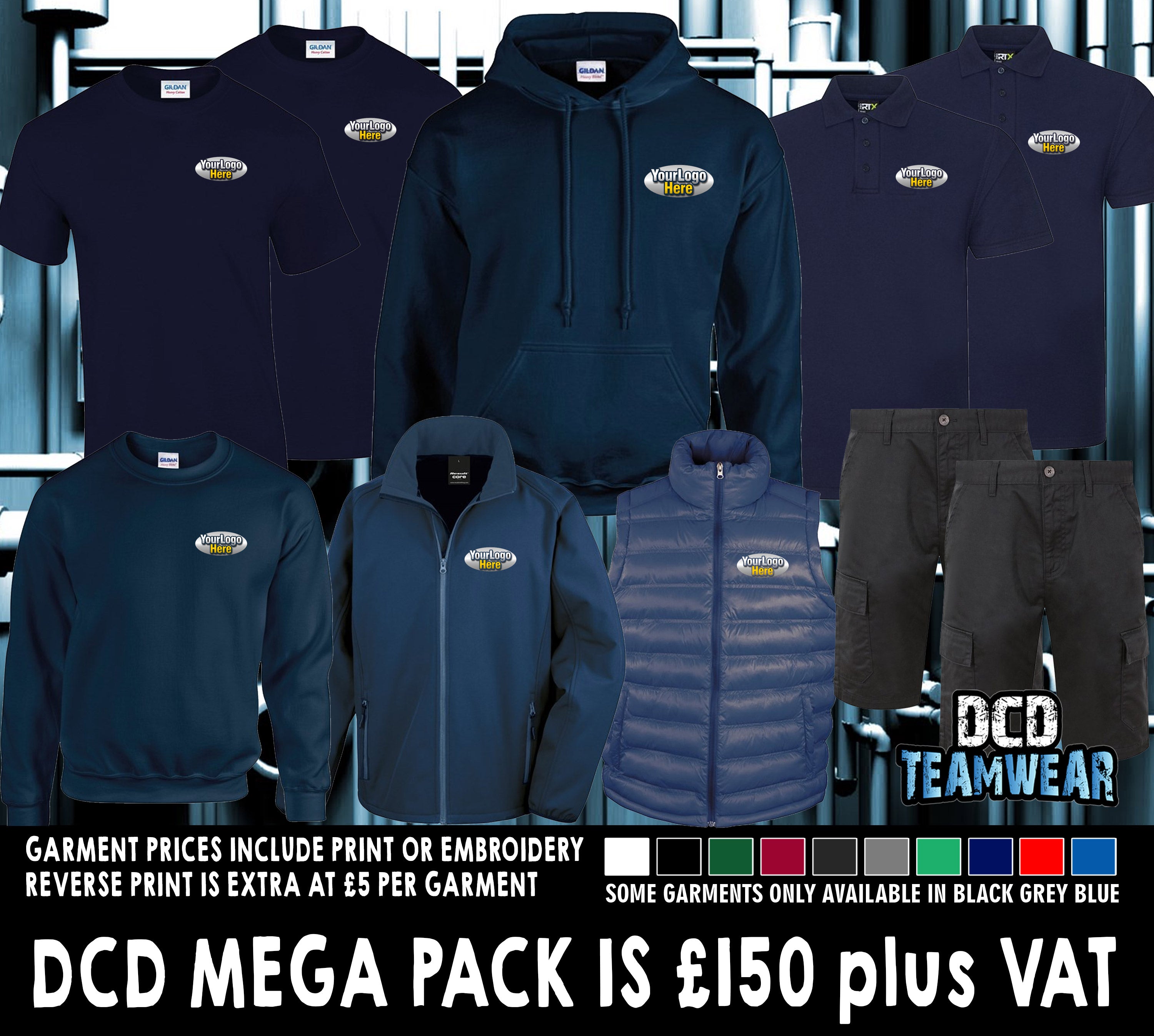 DCD Teamwear MEGA Workwear Bundle